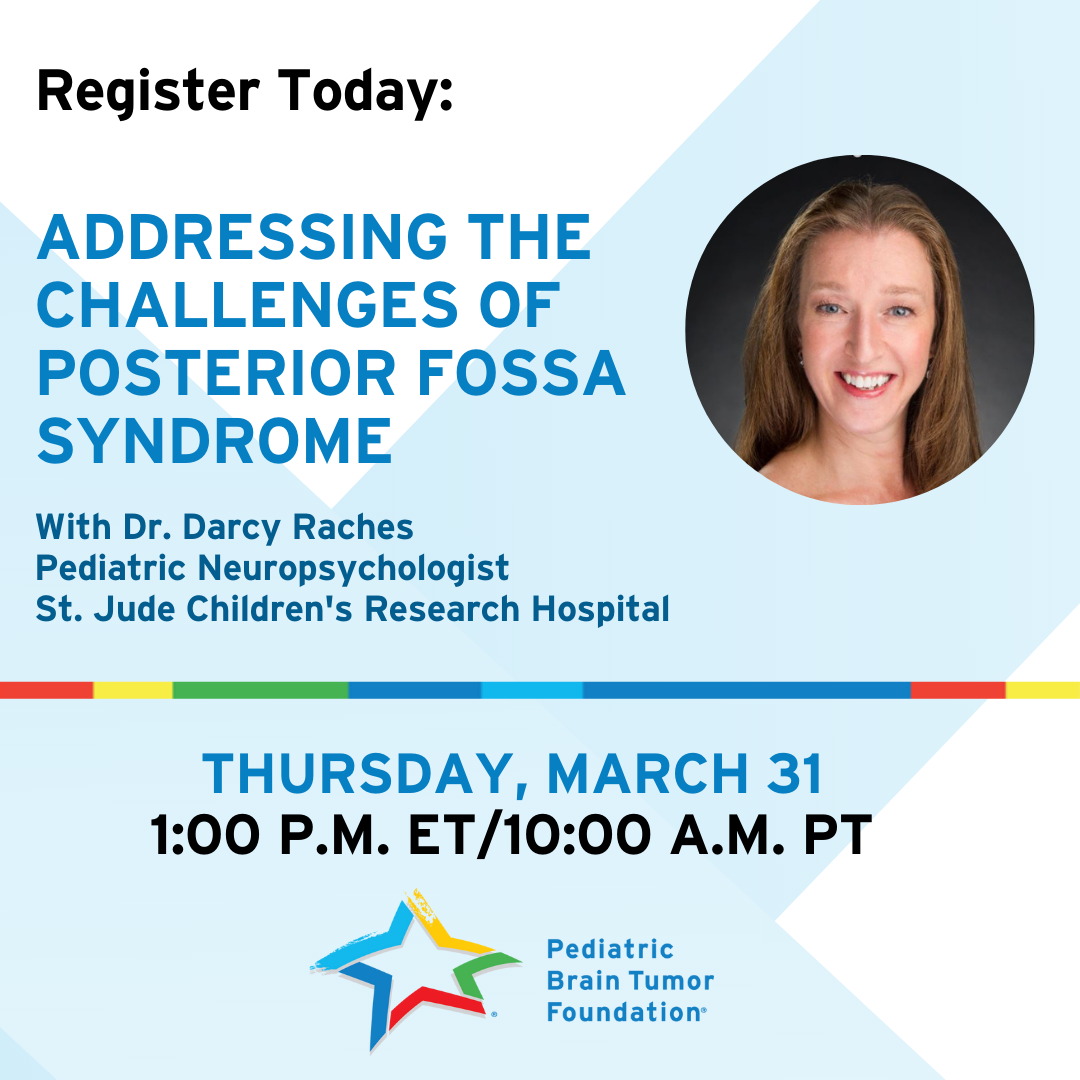 Addressing the Challenges of Posterior Fossa Syndrome Webinar - CAC2